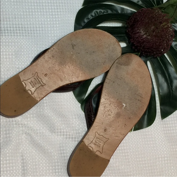 Eliza B. | Shoes | Eliza B Leather Thong Sandals | Poshmark